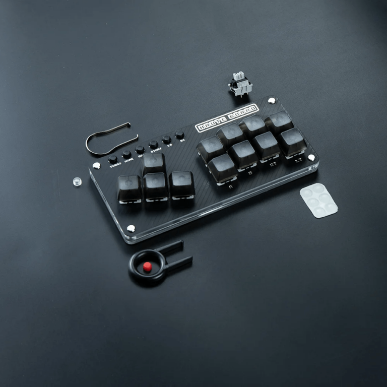 Haute42 미니 게이머핑거 히트박스 – PC/PS3/PS4/Switch용 소형 격투게임 키보드 아케이드 스틱 – 히트 박스 ...